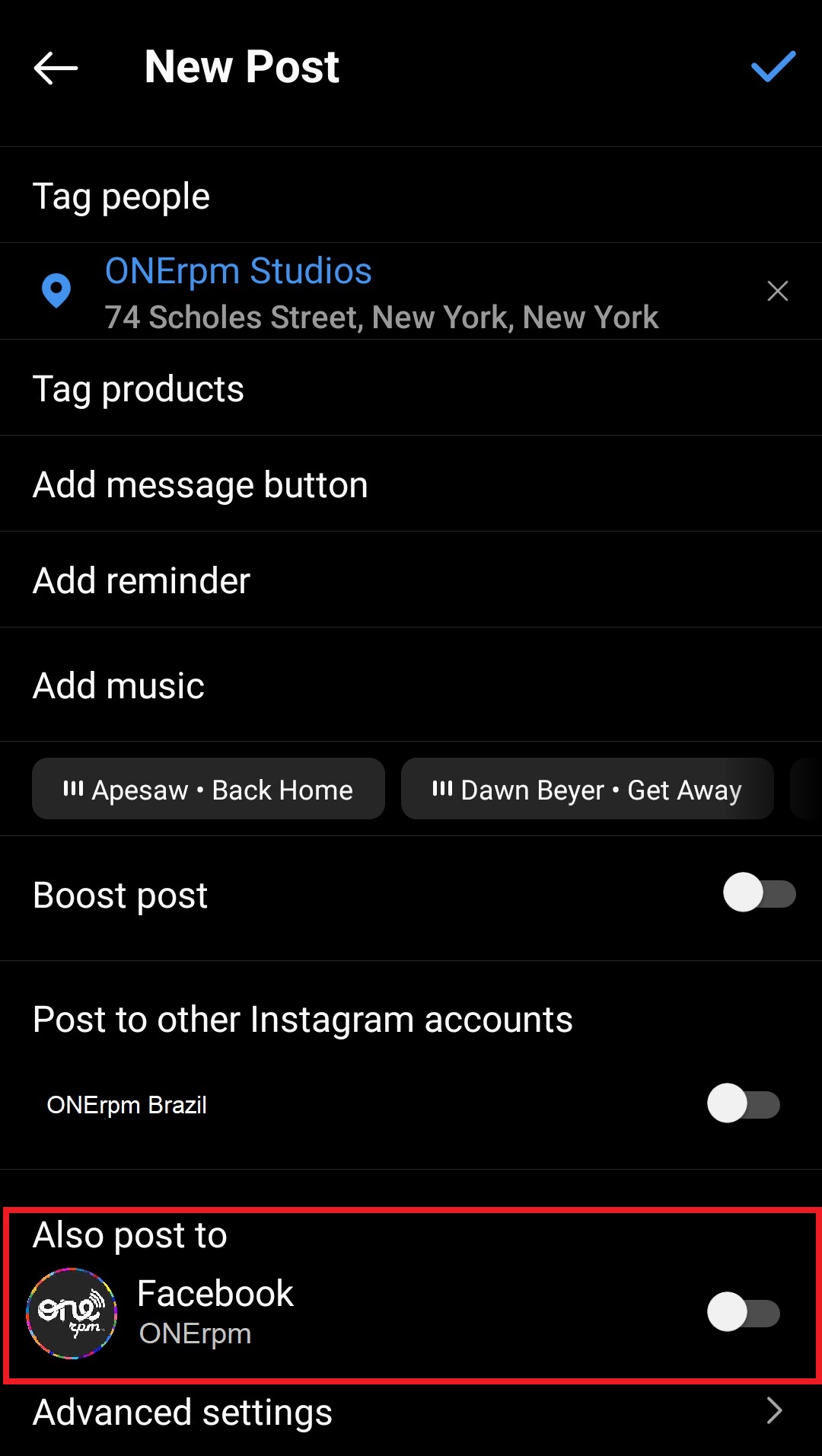 How to Set Up Facebook Crossposting from Instagram - ONErpm Blog